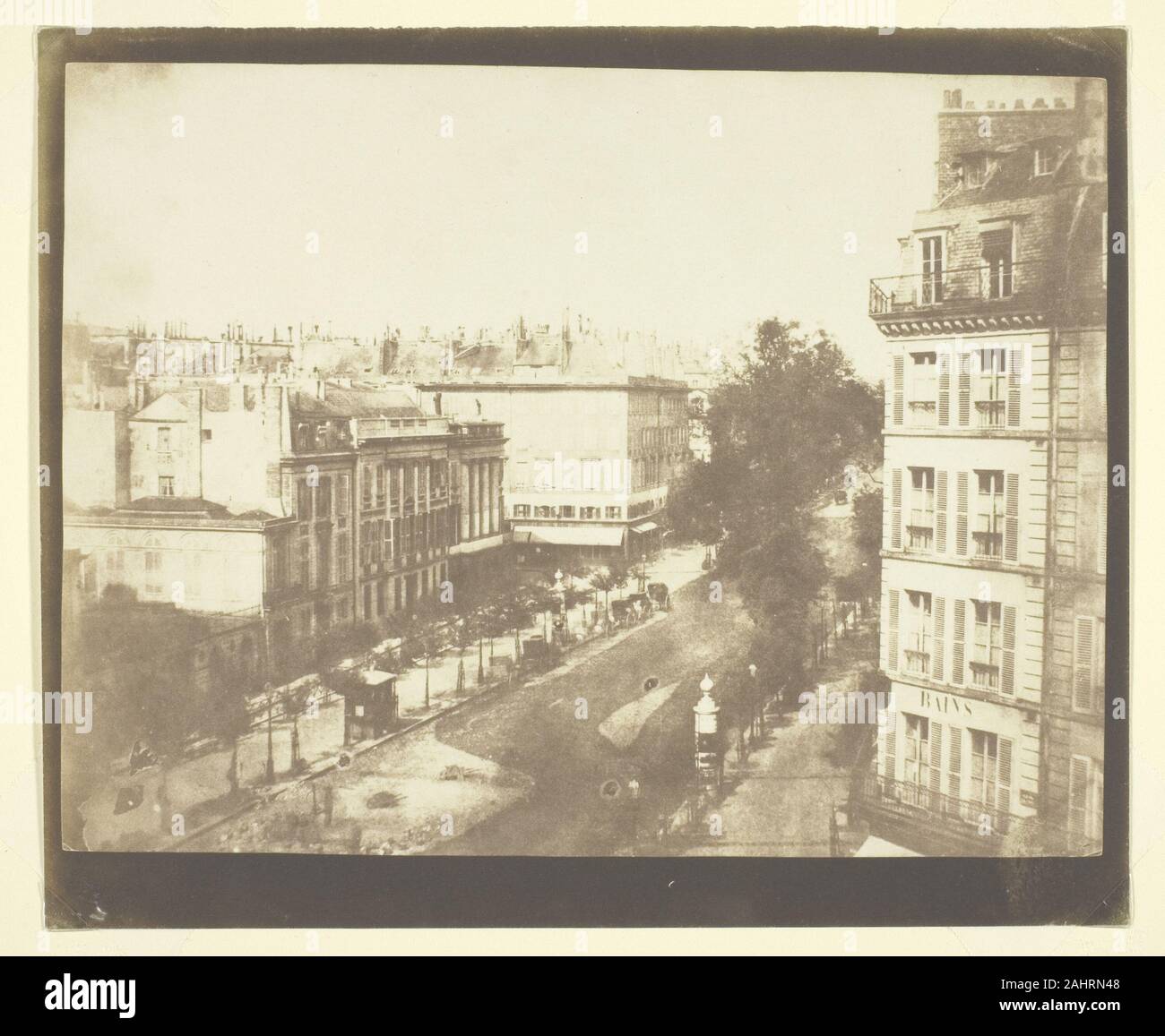 William Henry Fox Talbot. View of the Boulevards at Paris. 1843 ...