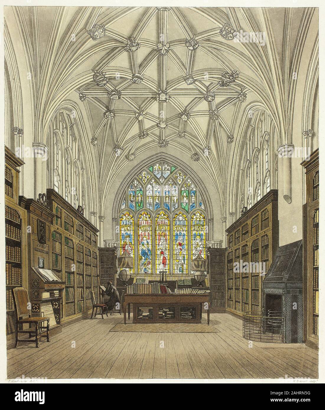 William Bennett. Library of Winchester College. 1831–1871. England ...