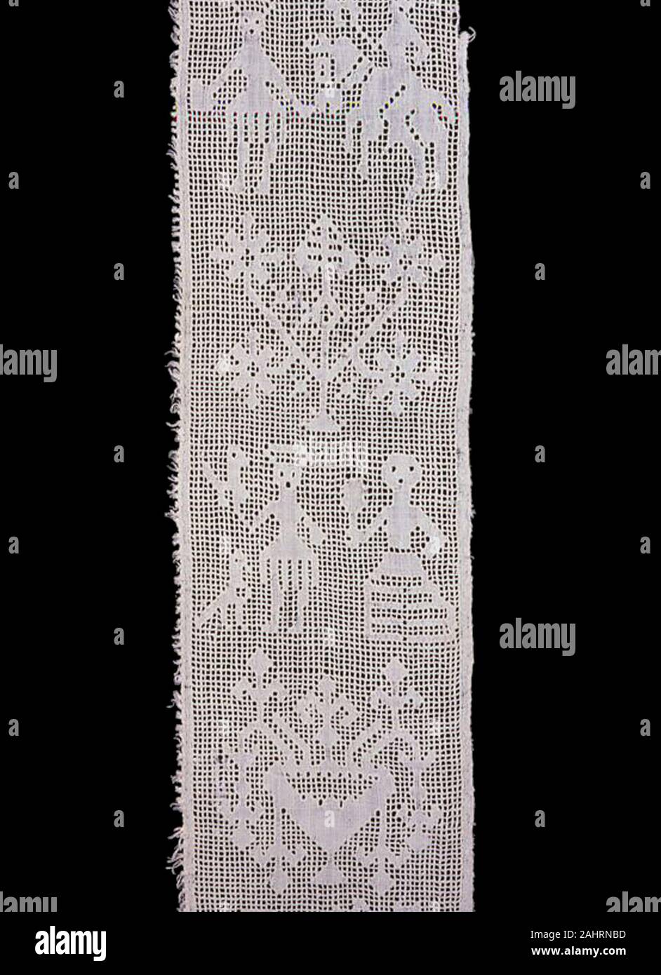 Cut and drawn thread work in overcast stitches hi-res stock photography ...
