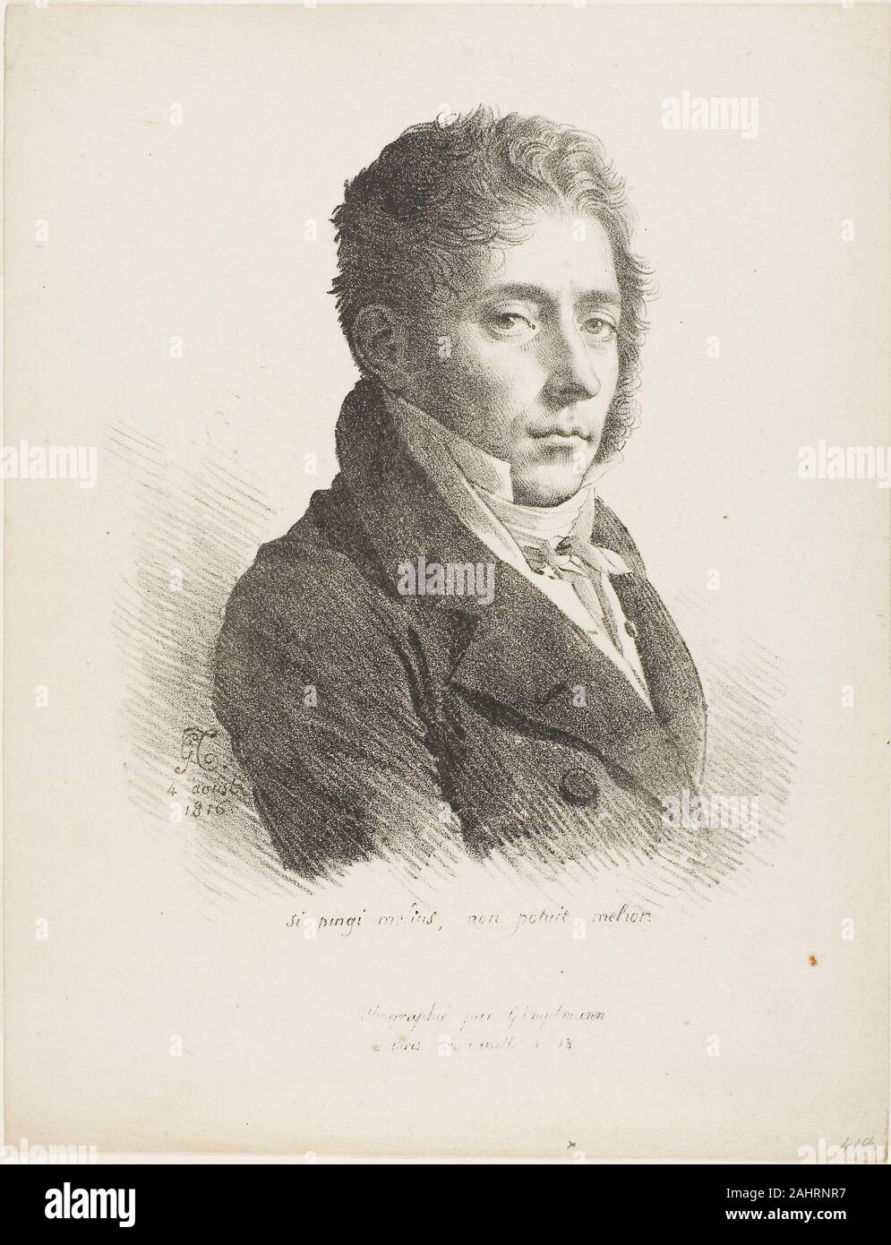 Anne-Louis Girodet de Roussy-Trioson. Portrait of Coupin de la Couperie ...