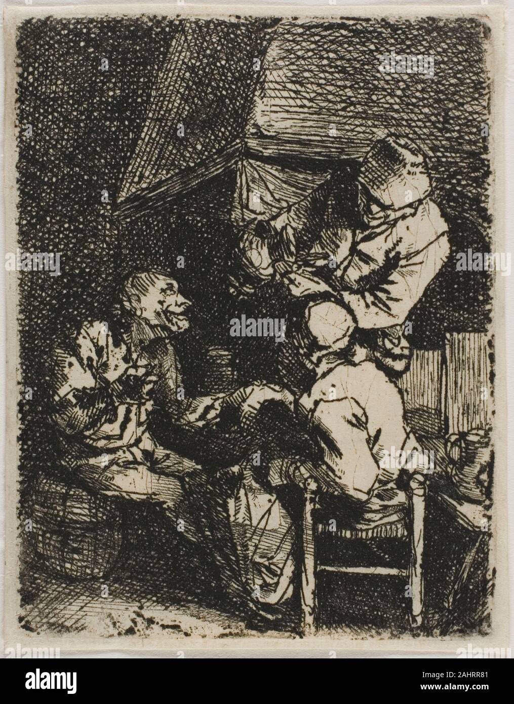Cornelis Pietersz. Bega. Three Peasants by a Fireplace. 1640–1664 ...