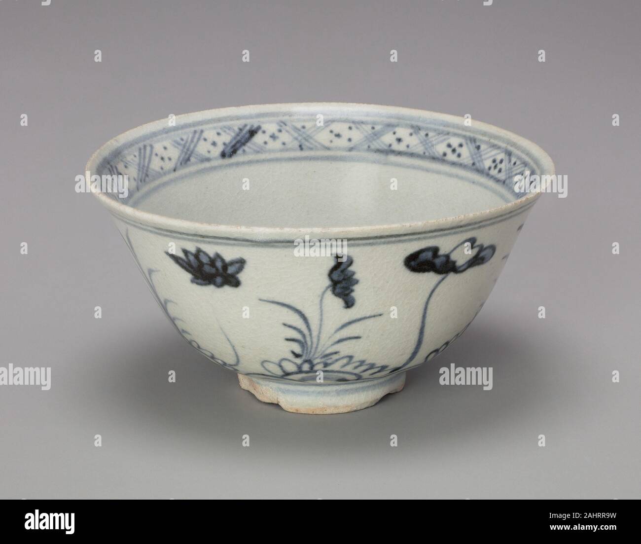 Bowl with a Conch Shell in the Center. 1400–1499. Vietnam. Glazed ...