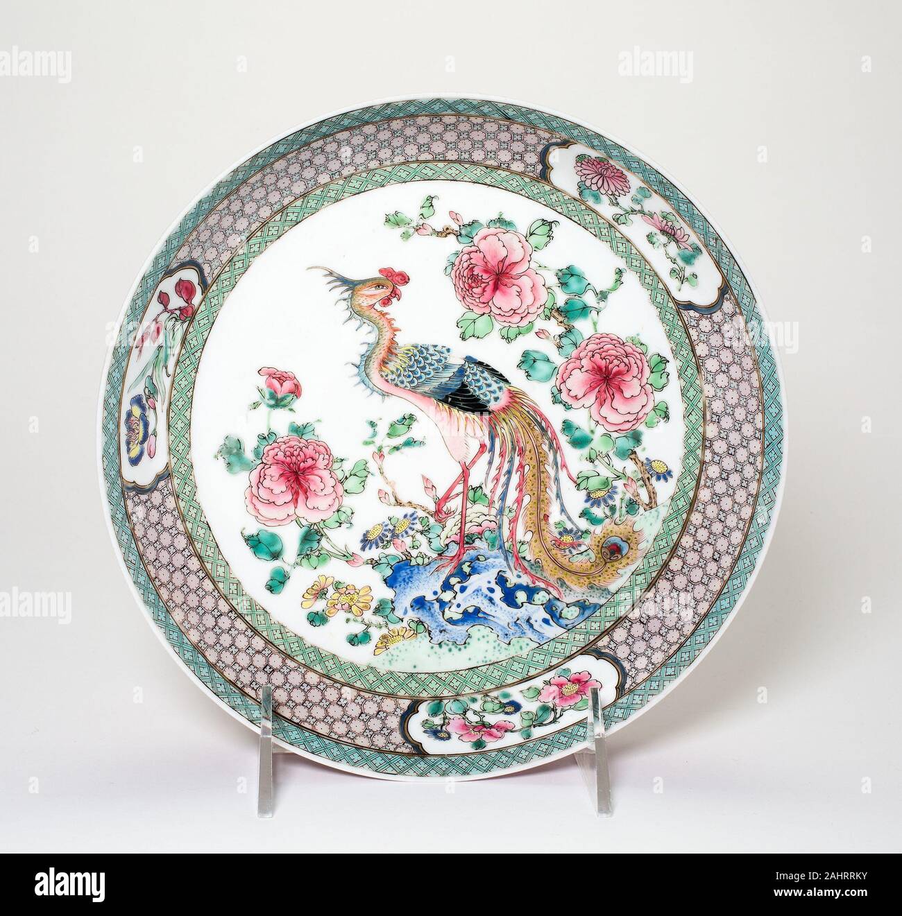 Ruby-Back Dish with Phoenix. 1700–1799. China. Porcelain with overglaze ...