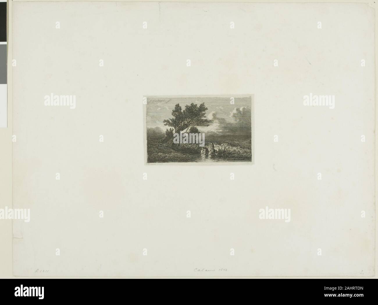 Alexandre Calame. Alpine Landscape. 1830–1864. Switzerland. Etching on ...