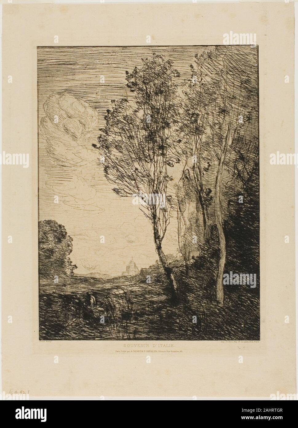 Jean Baptiste Camille Corot. Remembrance of Italy. 1863. France ...