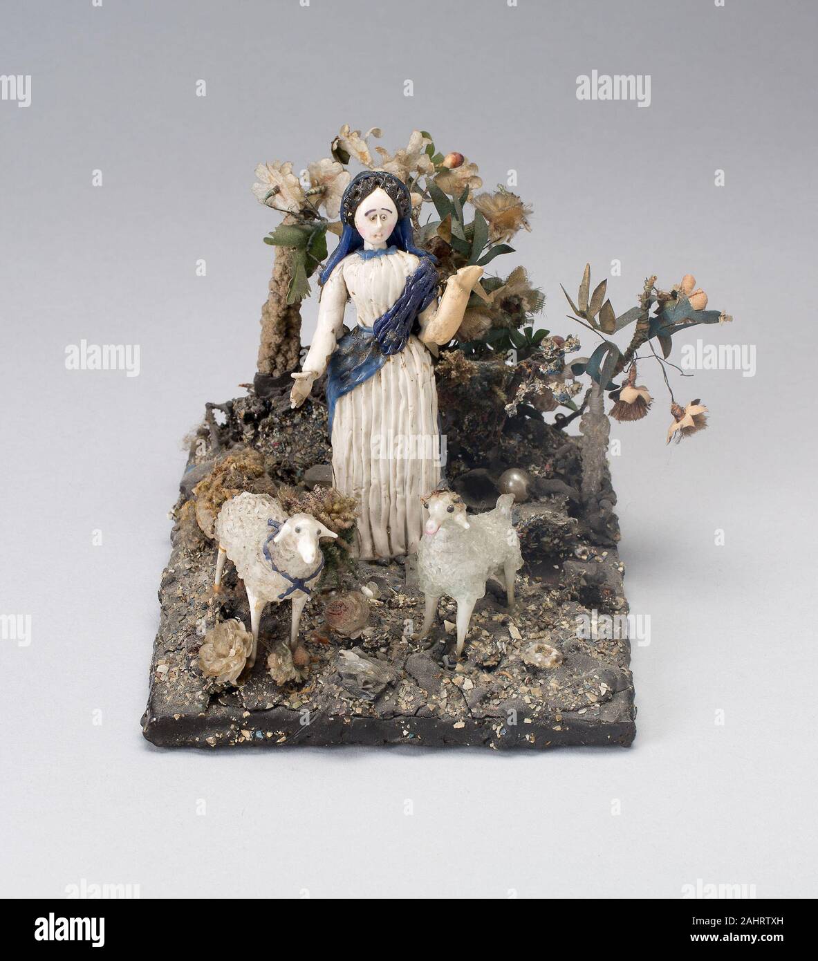 Shepherdess in a Landscape. 1750–1799. France. Glass; lampwork (verre ...