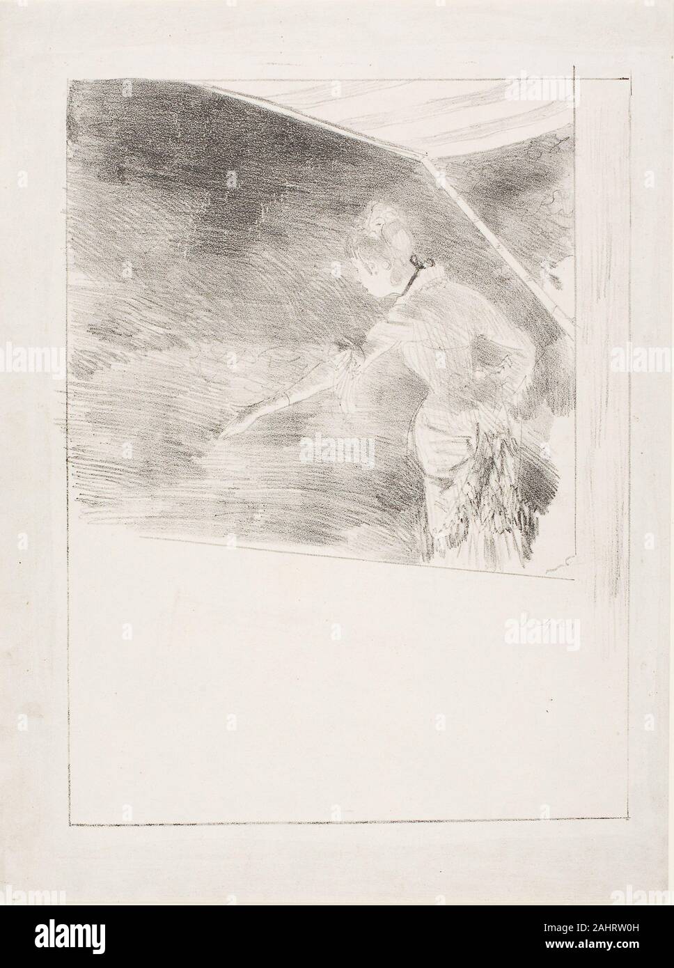 Hilaire Germain Edgar Degas. Singer at a Café-Concert. 1876–1877 ...