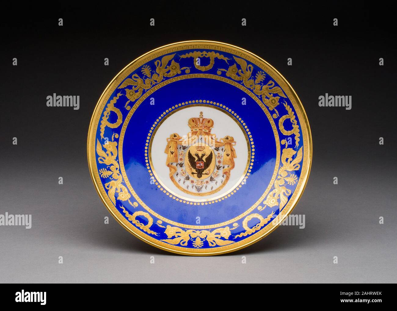 Russian Imperial Porcelain Factory. Plate. 1855–1881. Saint Petersburg ...