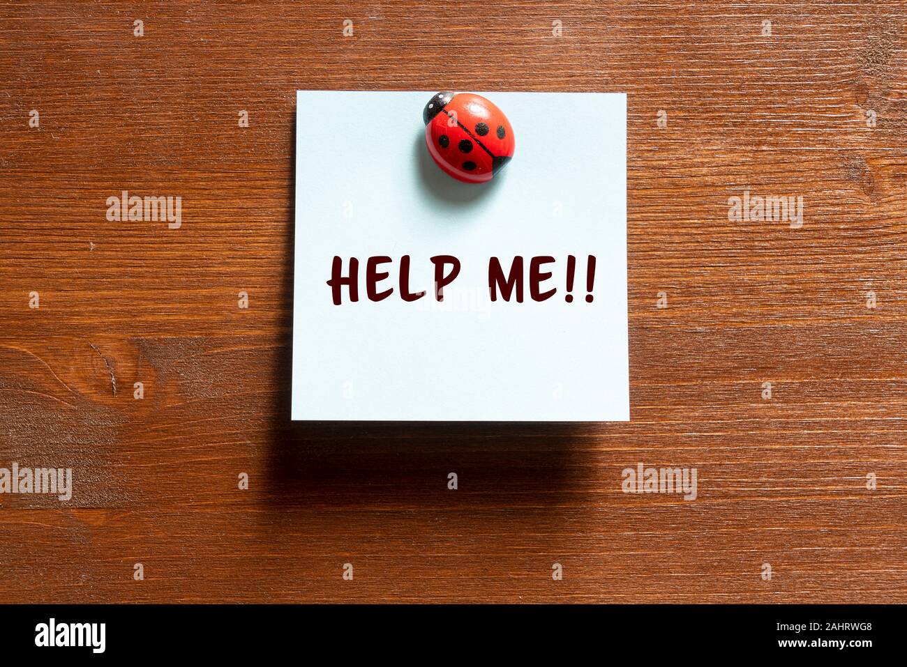 Help note hi-res stock photography and images - Alamy