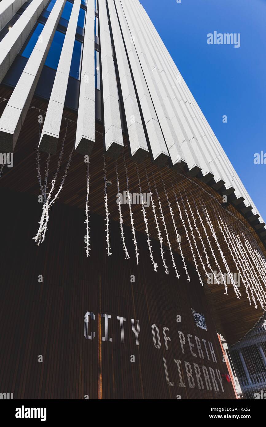 PERTH, WESTERN AUSTRALIA - December 24th, 2019: the City of Perth ...