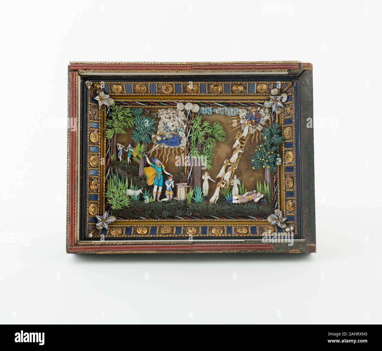 The Sacrifice of Isaac. 1675–1725. Innsbruck. Glass, paper, and wood ...
