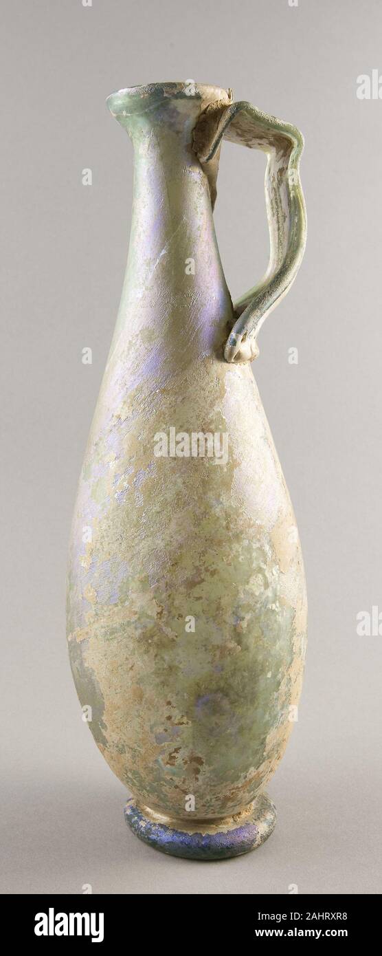 Ancient Roman. Pitcher. 1 AD–500 AD. Syria. Glass, blown technique ...