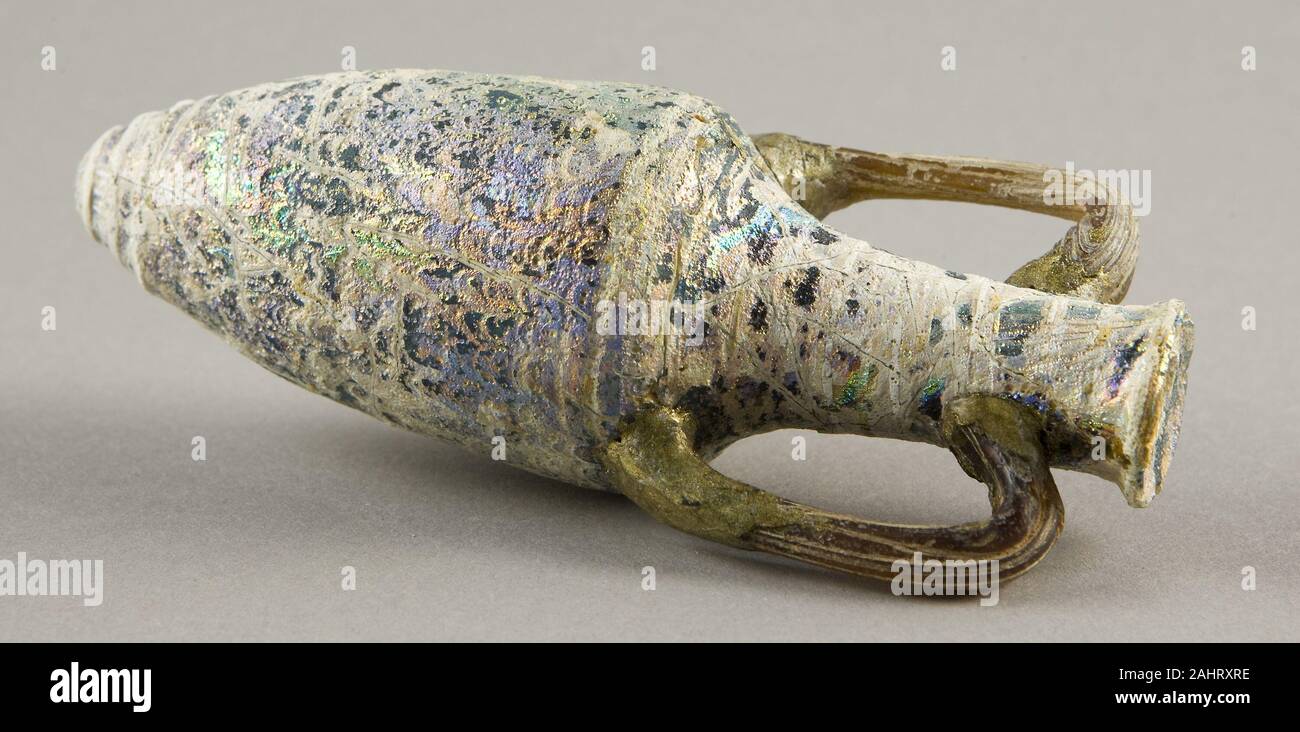 Ancient Egyptian. Amphora (Storage Jar). 200 BC–1 BC. Egypt. Glass ...