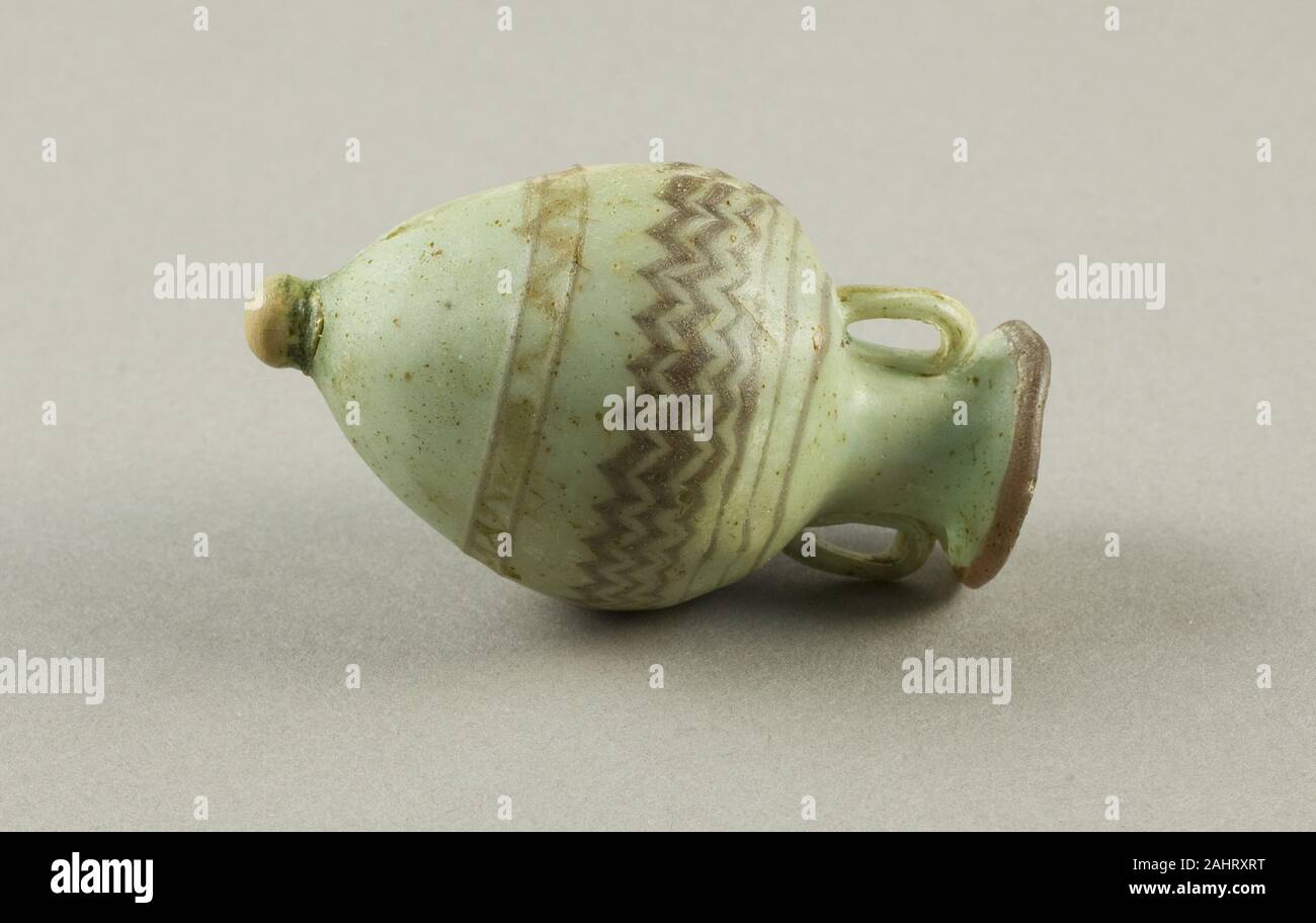 Ancient Egyptian. Amphora (Storage Jar). 500 BC–401 BC. Egypt. Glass ...