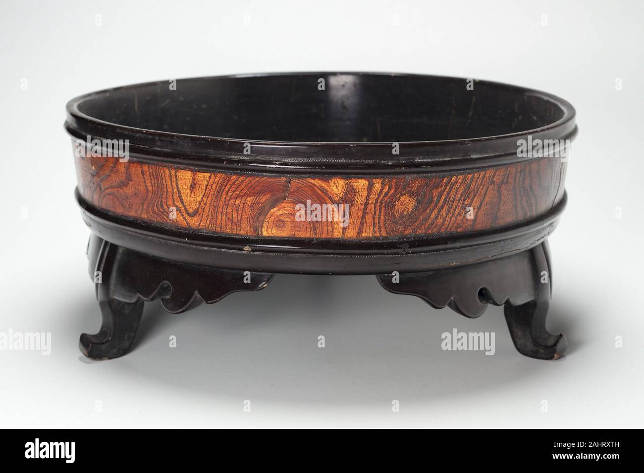 Ritual Wash Basin. 1501–1600. Japan. Black lacquer and zelkova wood ...