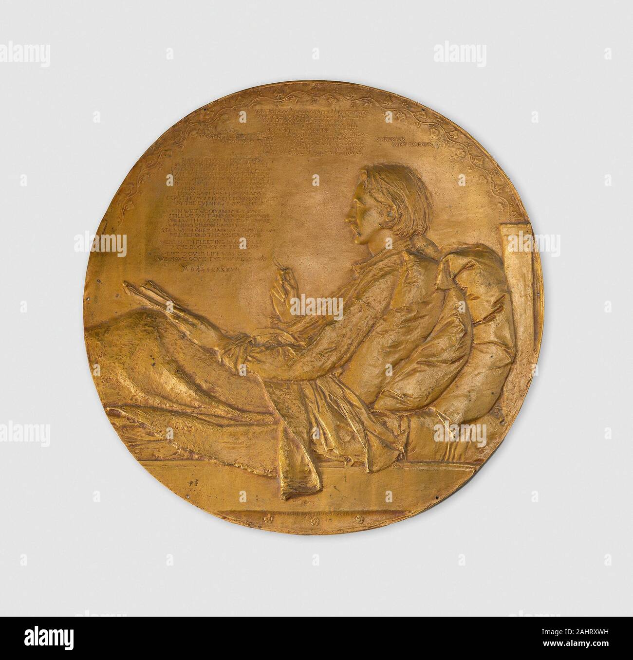 Augustus Saint-Gaudens (Sculptor). Robert Louis Stevenson. 1887–1888 ...
