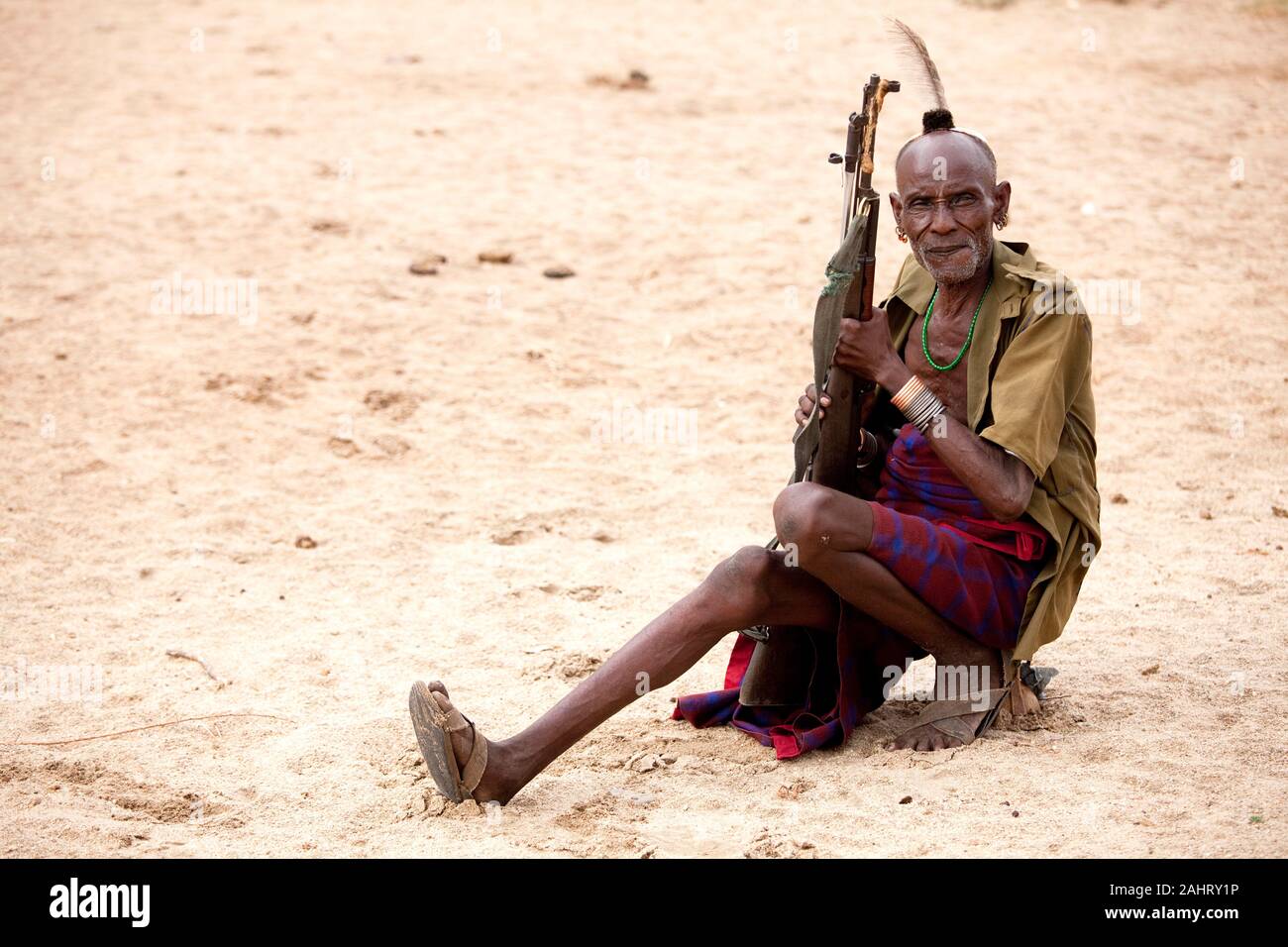 Ethiopian tribesman hi-res stock photography and images - Alamy