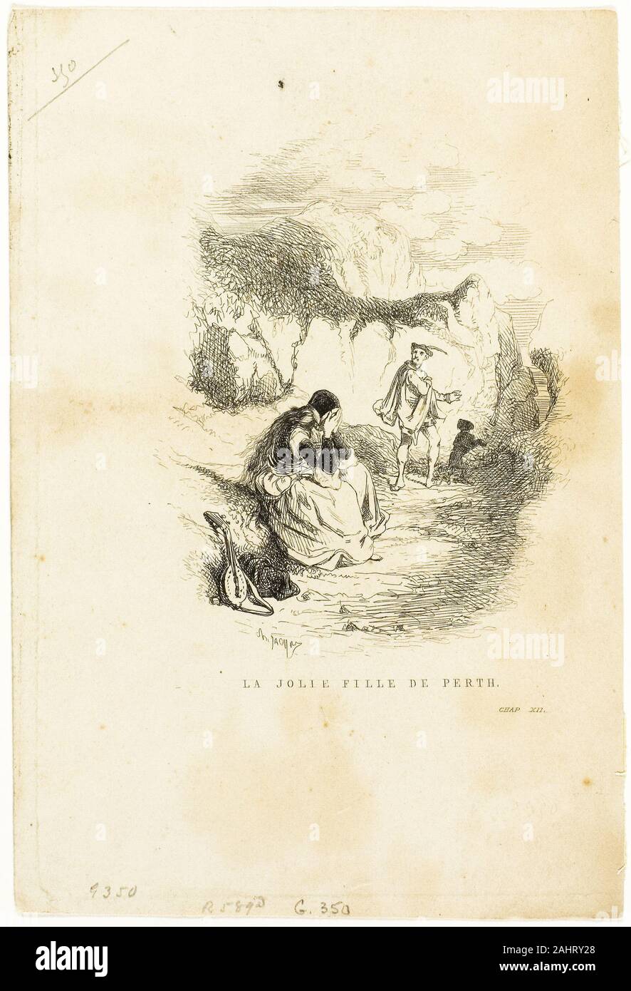 Charles Émile Jacque. The Pretty Girl of Perth. 1833–1894. France ...