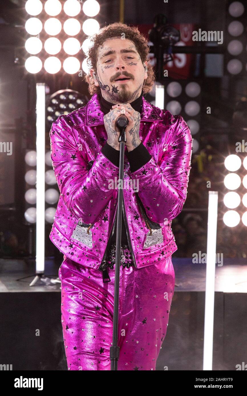 New York, NY, USA. 31st Dec, 2019. Post Malone in attendance for Times ...