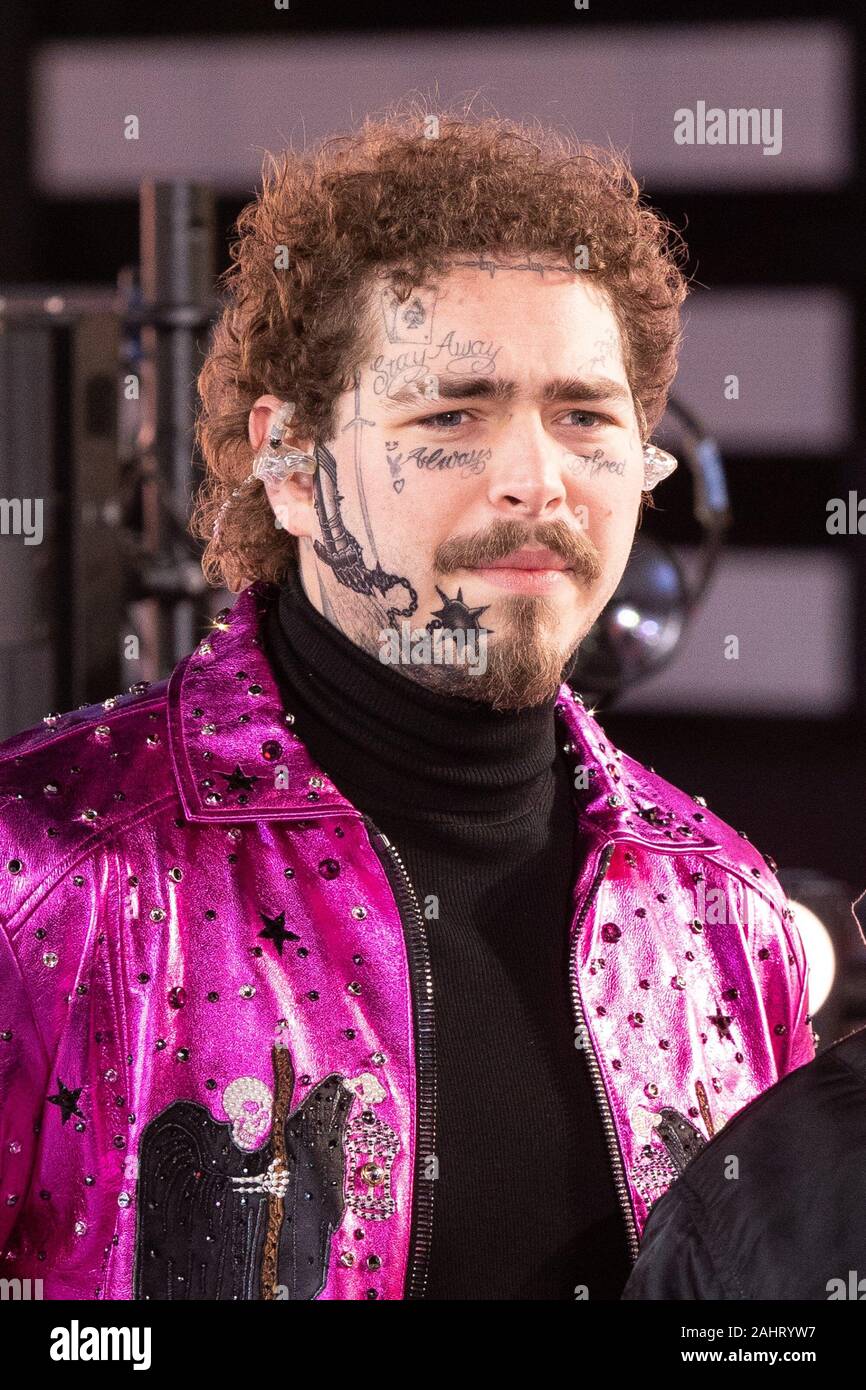 New York, NY, USA. 31st Dec, 2019. Post Malone in attendance for Times ...