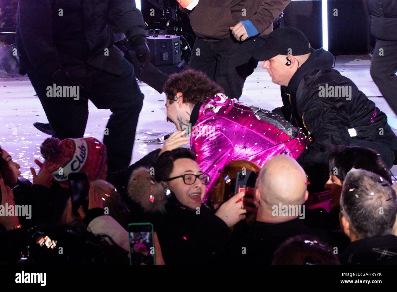 New York, NY, USA. 31st Dec, 2019. Post Malone in attendance for Times ...