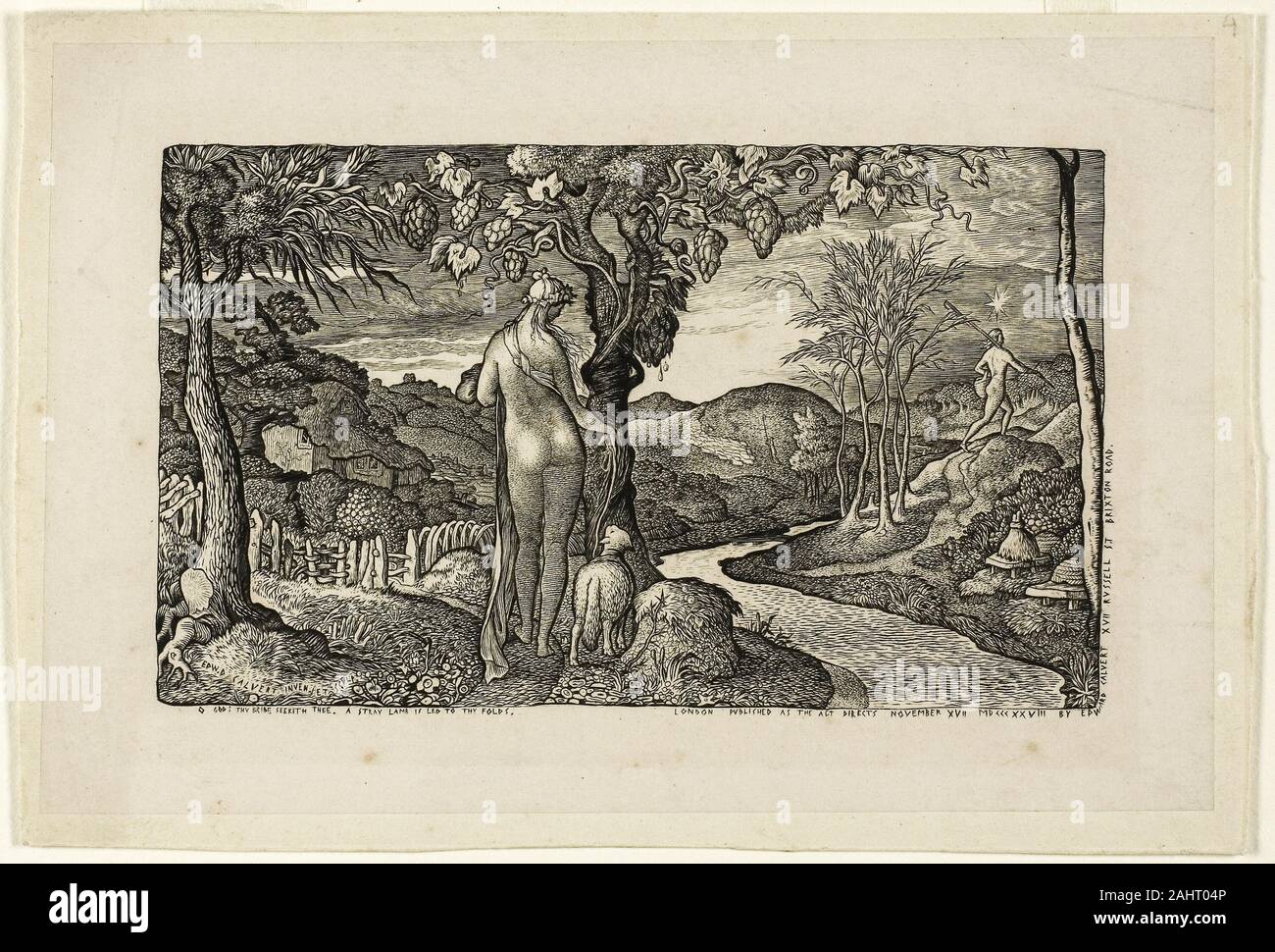 Edward Calvert. The Bride. 1819–1883. England. Engraving on paper Stock ...