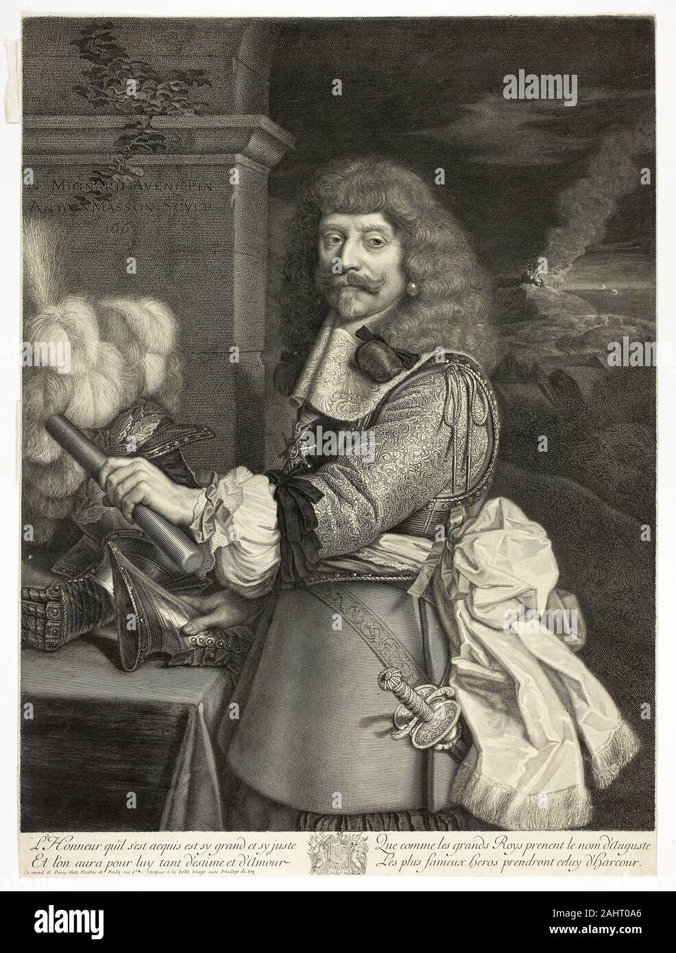 Antoine Masson. Portrait of Henri de Lorraine, Comte d'Harcourt ...