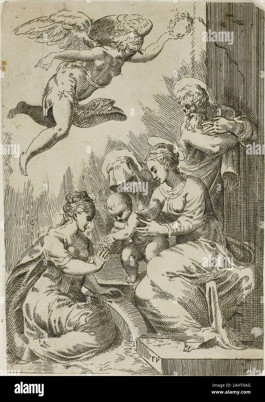 Parmigianino. Holy Family Crowned by an Angel. 1523–1650. Italy ...