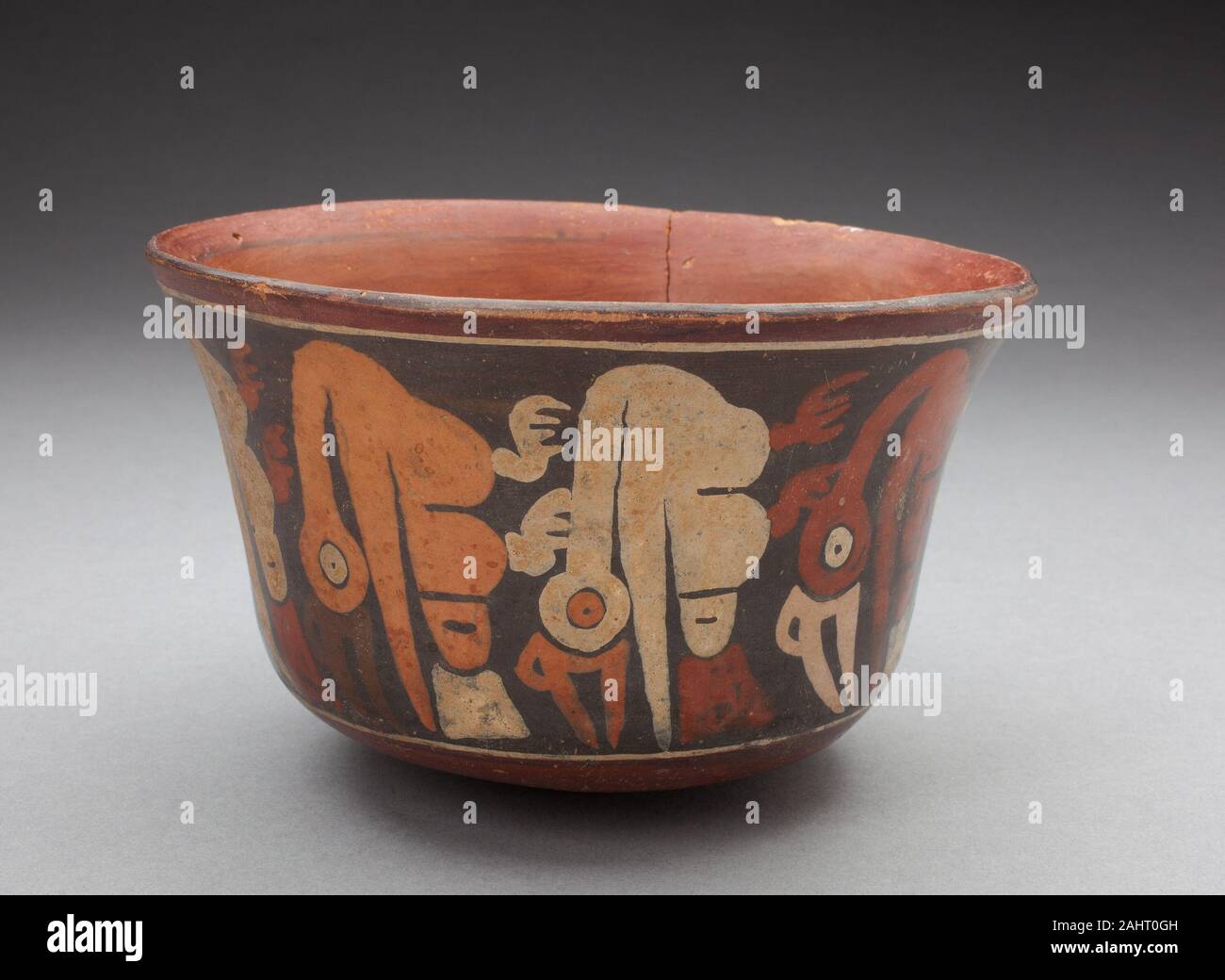 Nazca. Cup Depicting Long-Necked Birds. 180 BC–500 AD. Peruvian South ...