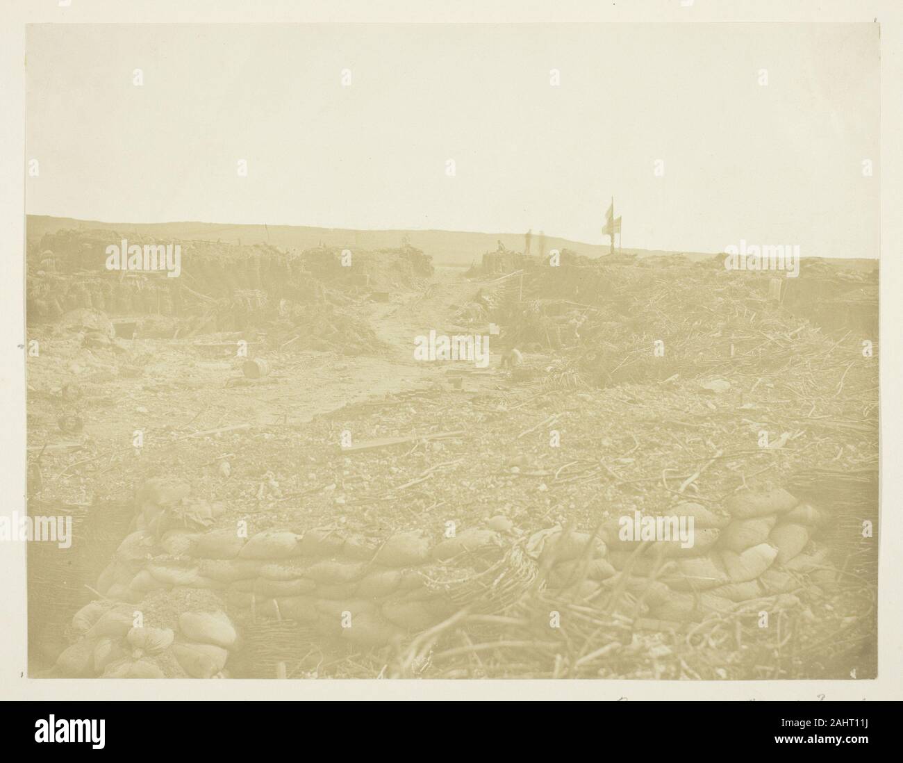 James Robertson. Road Opened Through Trenches. 1855. Scotland. Albumen ...