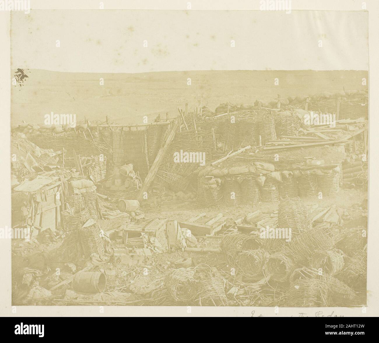 James Robertson. Interior of the Redan. 1855. Scotland. Albumen print ...