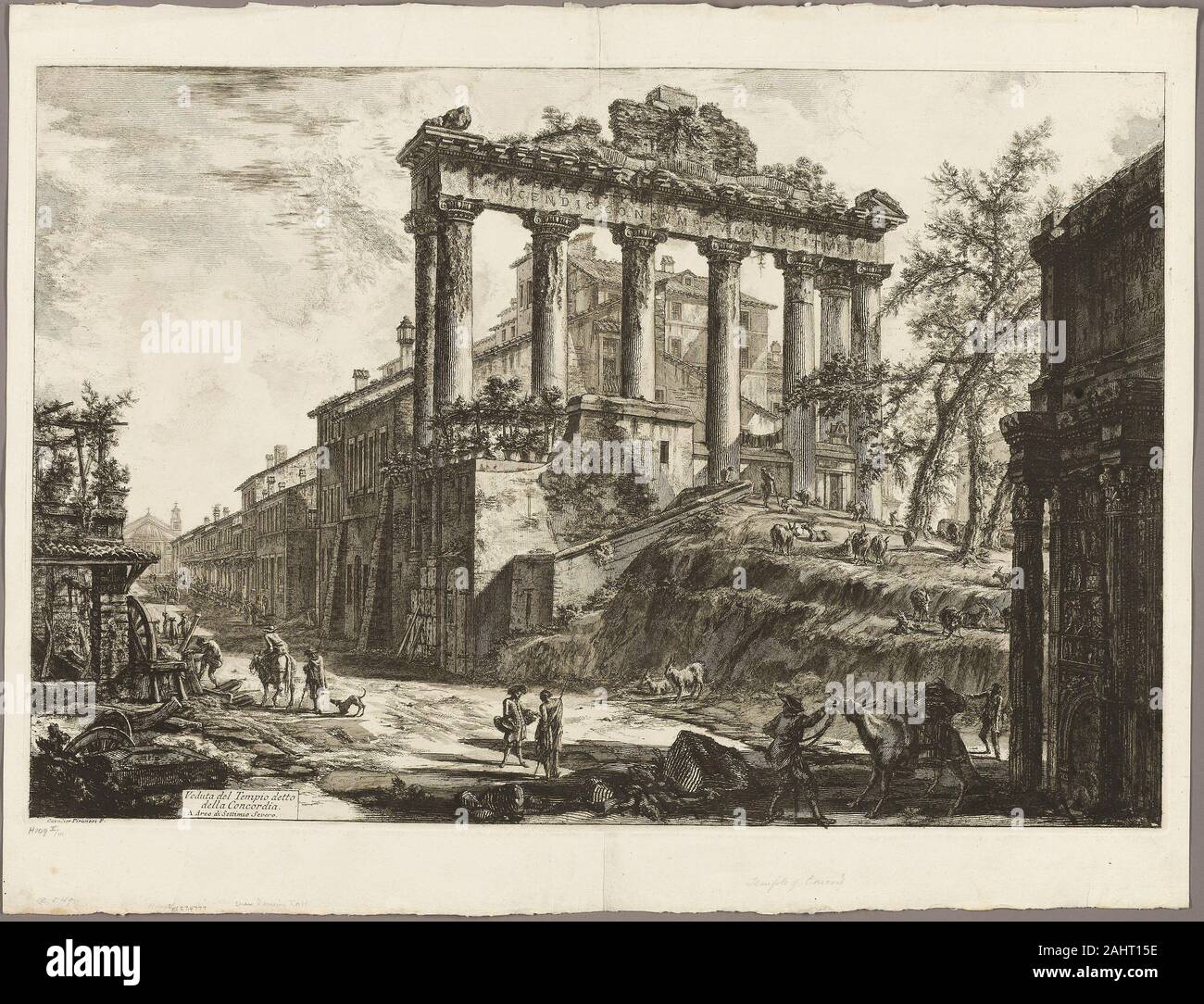 Giovanni Battista Piranesi. View of the So-Called Temple of Concord ...