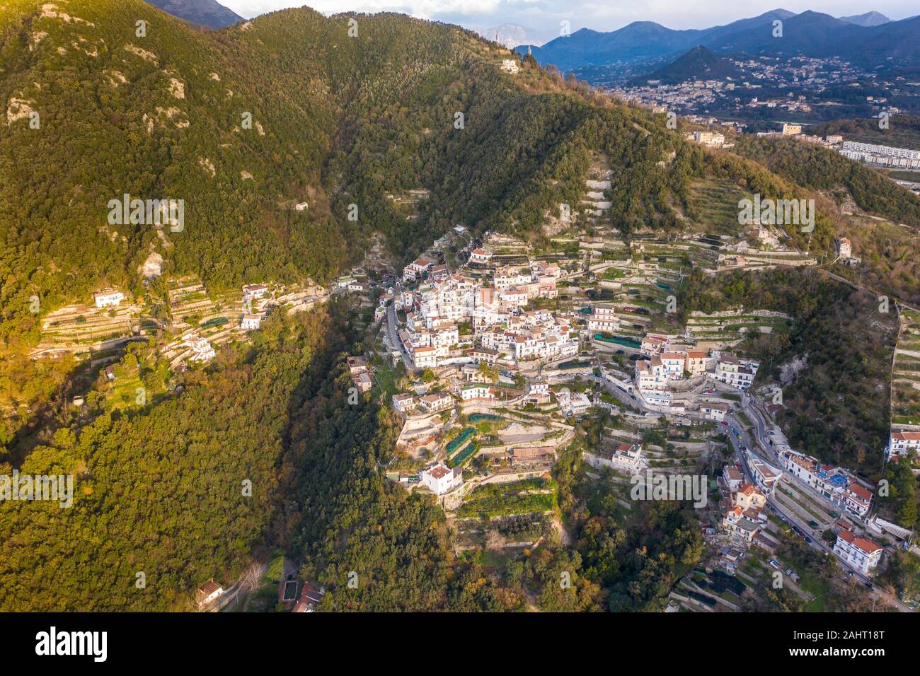 Albori, Vietri sul Mare, Amalfi Coast, Campania, Italy Stock Photo - Alamy