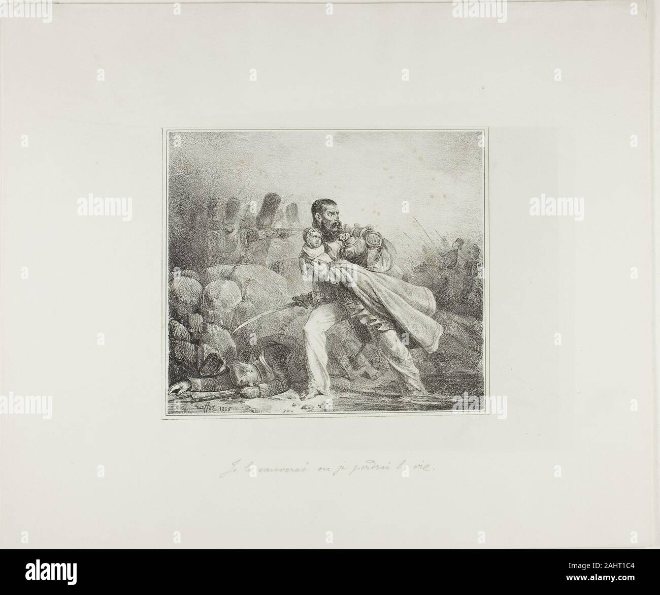 Denis Auguste Marie Raffet. I Will Save Him or Perish. 1825. France ...