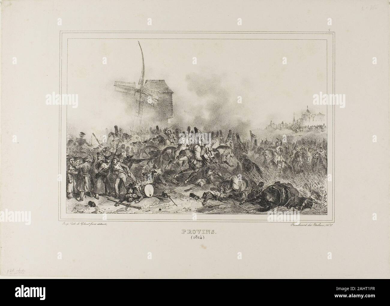 Denis Auguste Marie Raffet. Provins 1814. 1833. France. Lithograph in ...