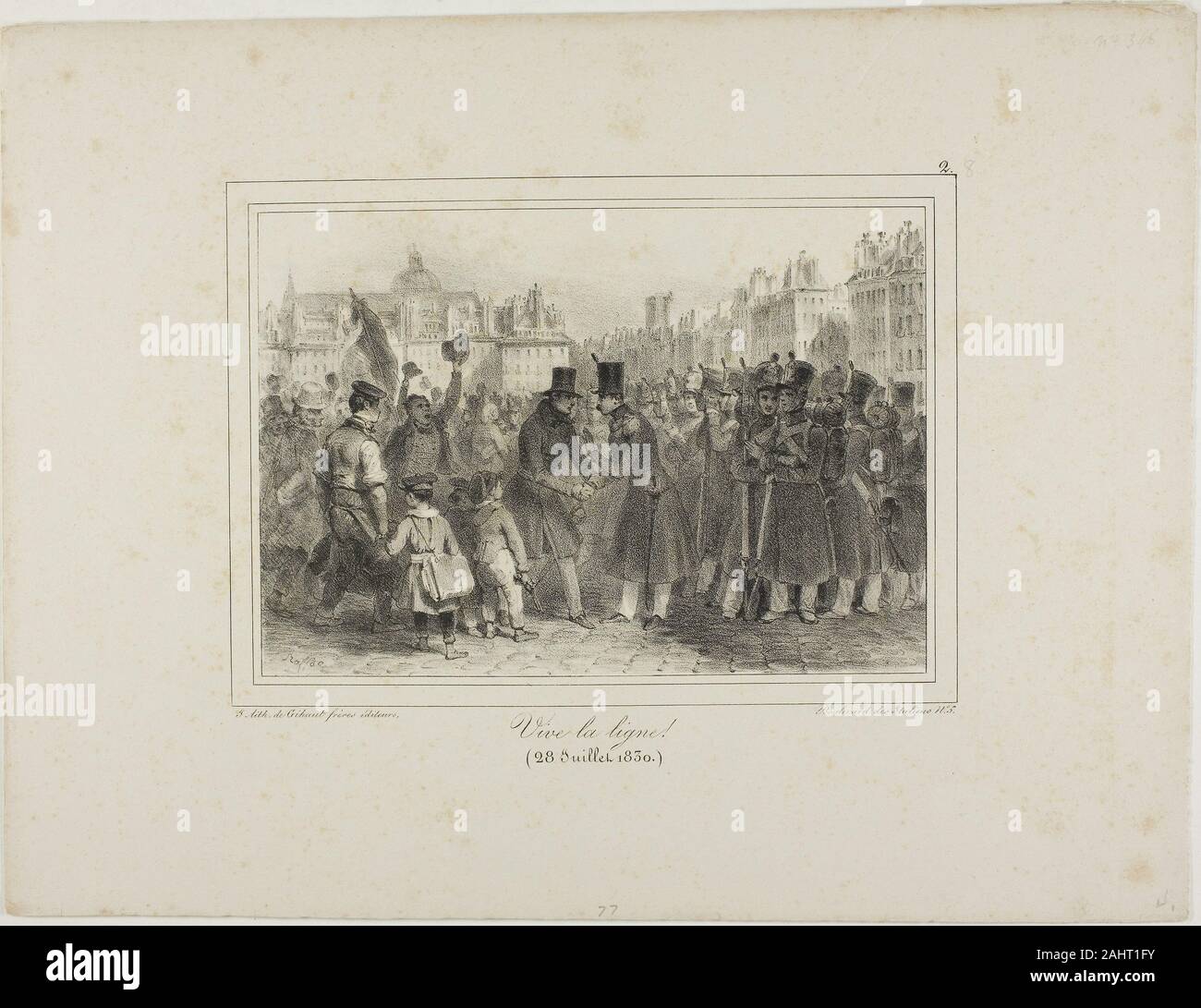 Denis Auguste Marie Raffet. Long Life to the Troops!. 1830. France ...