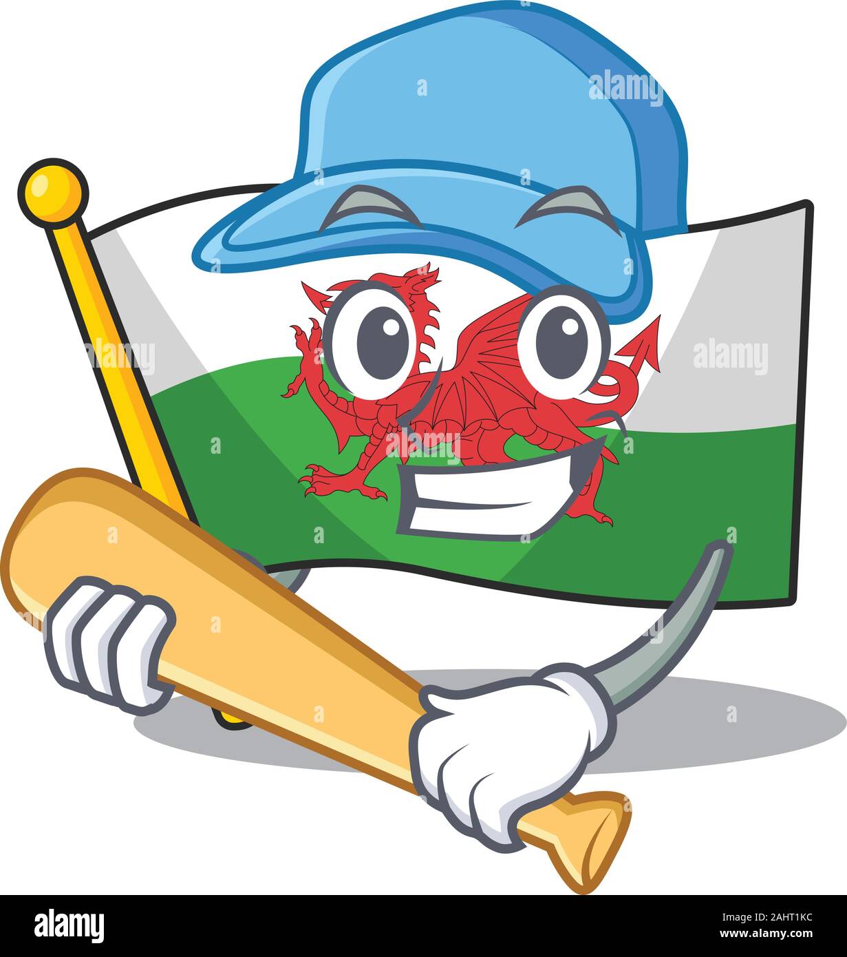 Welsh dragon cartoon hi-res stock photography and images - Alamy