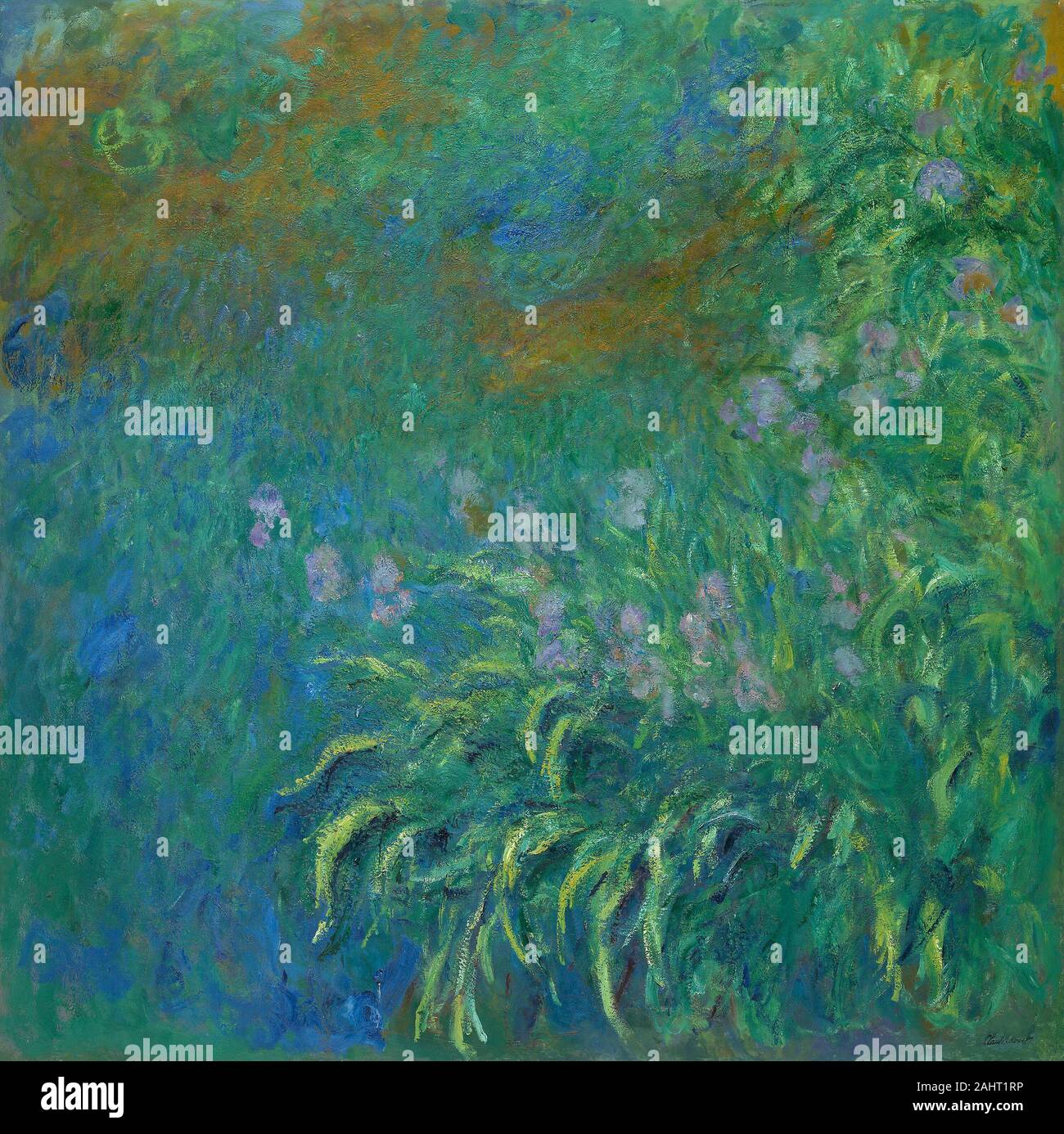 Irises by monet hi-res stock photography and images - Alamy