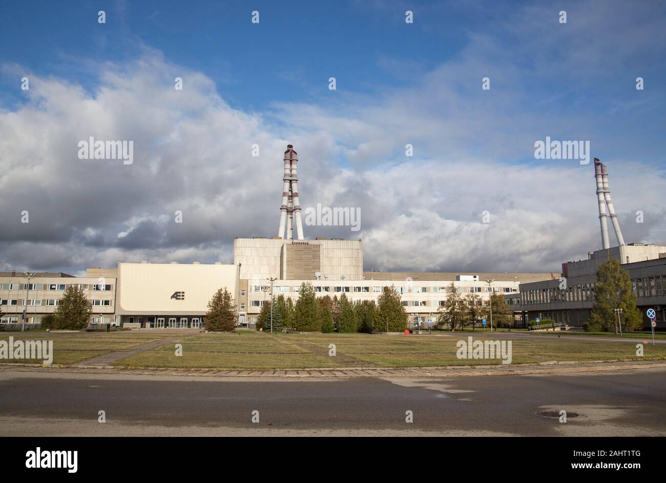 07 November 2019, Lithuania, Ignalina: The decommissioned Ignalina ...