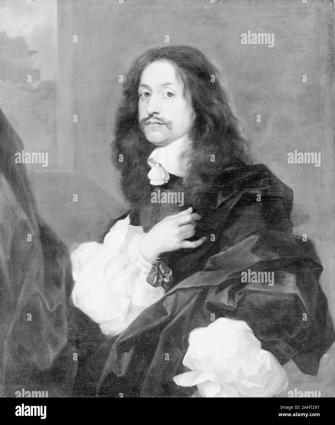 Sébastien Bourdon. Portrait of a Man. 1657–1658. France. Oil on canvas ...