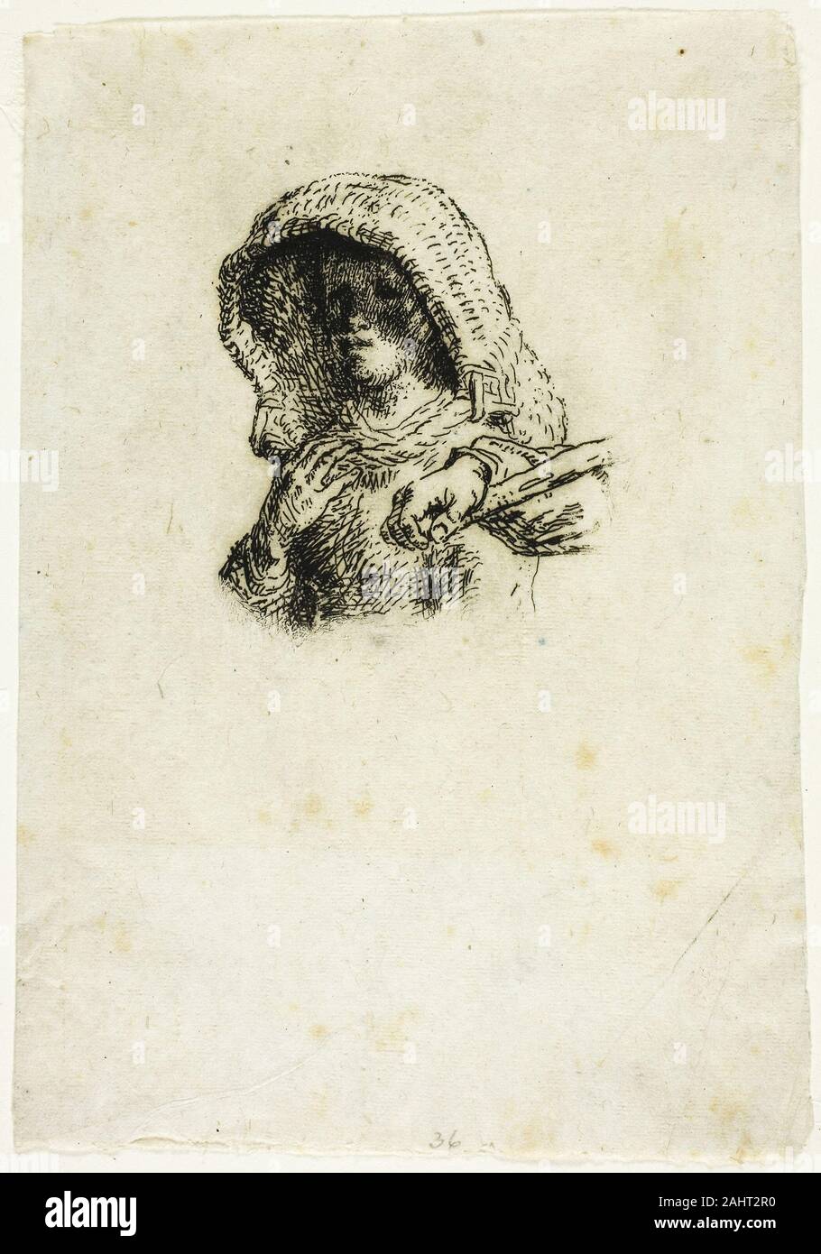 Jean François Millet. Peasants Going to Work. 1863. France. Etching ...