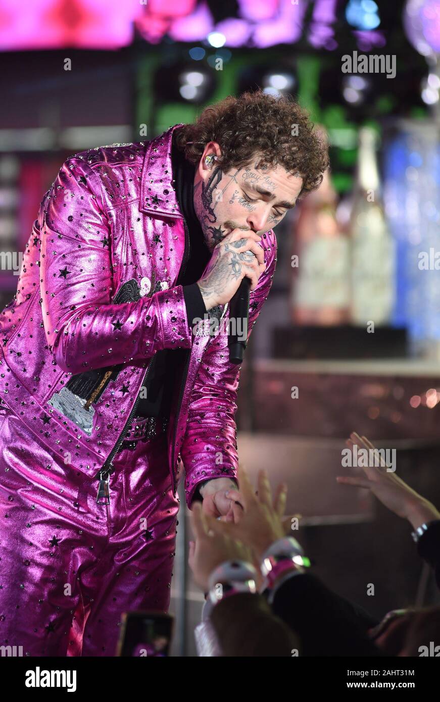 New York, NY, USA. 31st Dec, 2019. Post Malone in attendance for Times ...