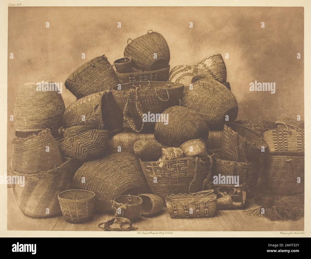 Edward S. Curtis. Puget Sound Baskets. 1912. United States ...
