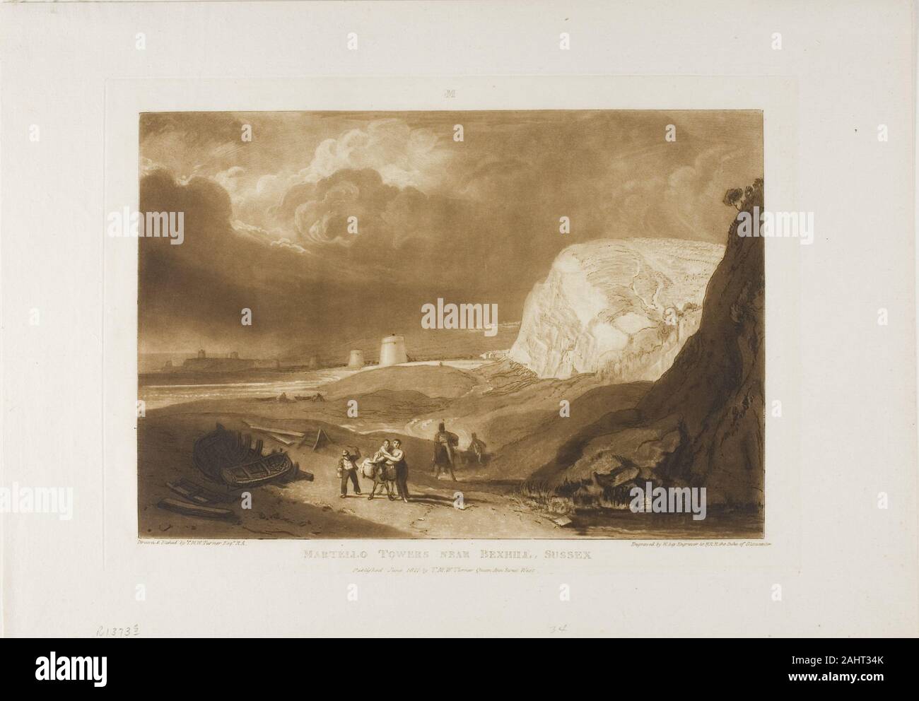 Engraving martello towers hi-res stock photography and images - Alamy