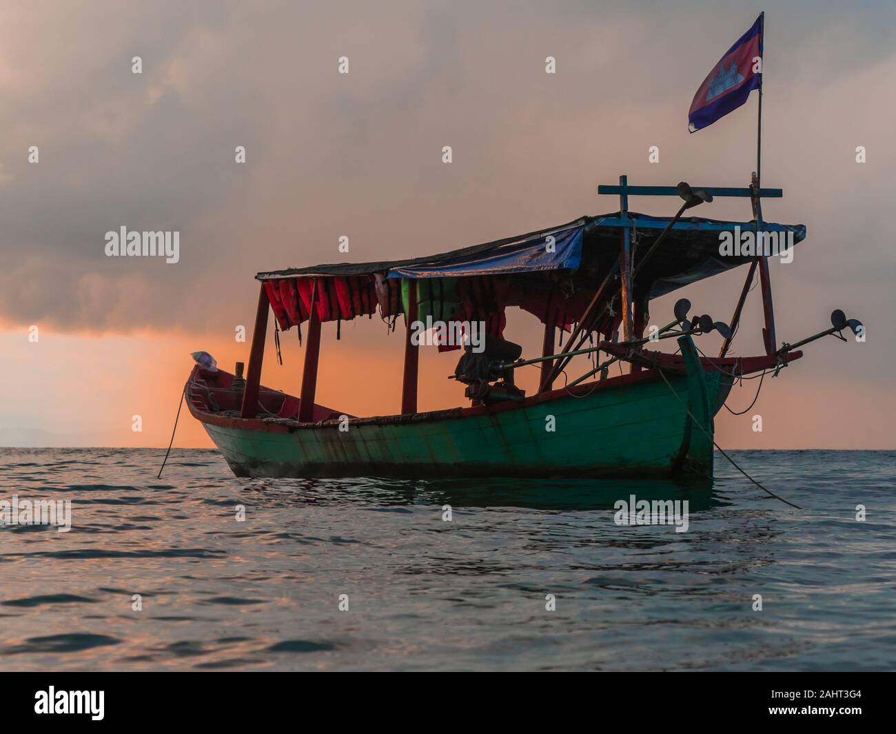 Koh Rong Colors at sunset Stock Photo - Alamy