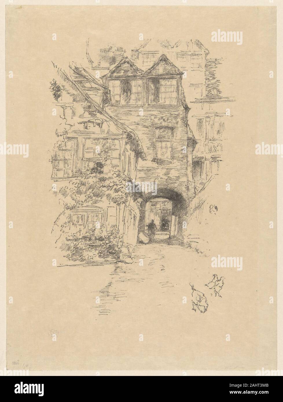 James McNeill Whistler. The Priest's House, Rouen. 1894. United States ...