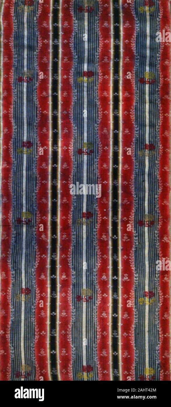 Panel (from a Fabric Type known as Calamanco). 1701–1800. England. Wool ...