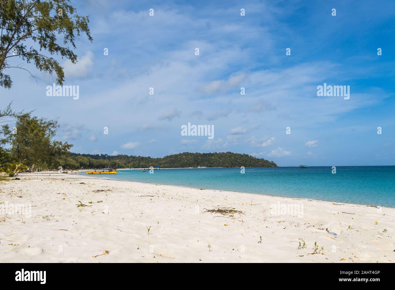 Koh Rong Island - Long Set Beach Stock Photo - Alamy