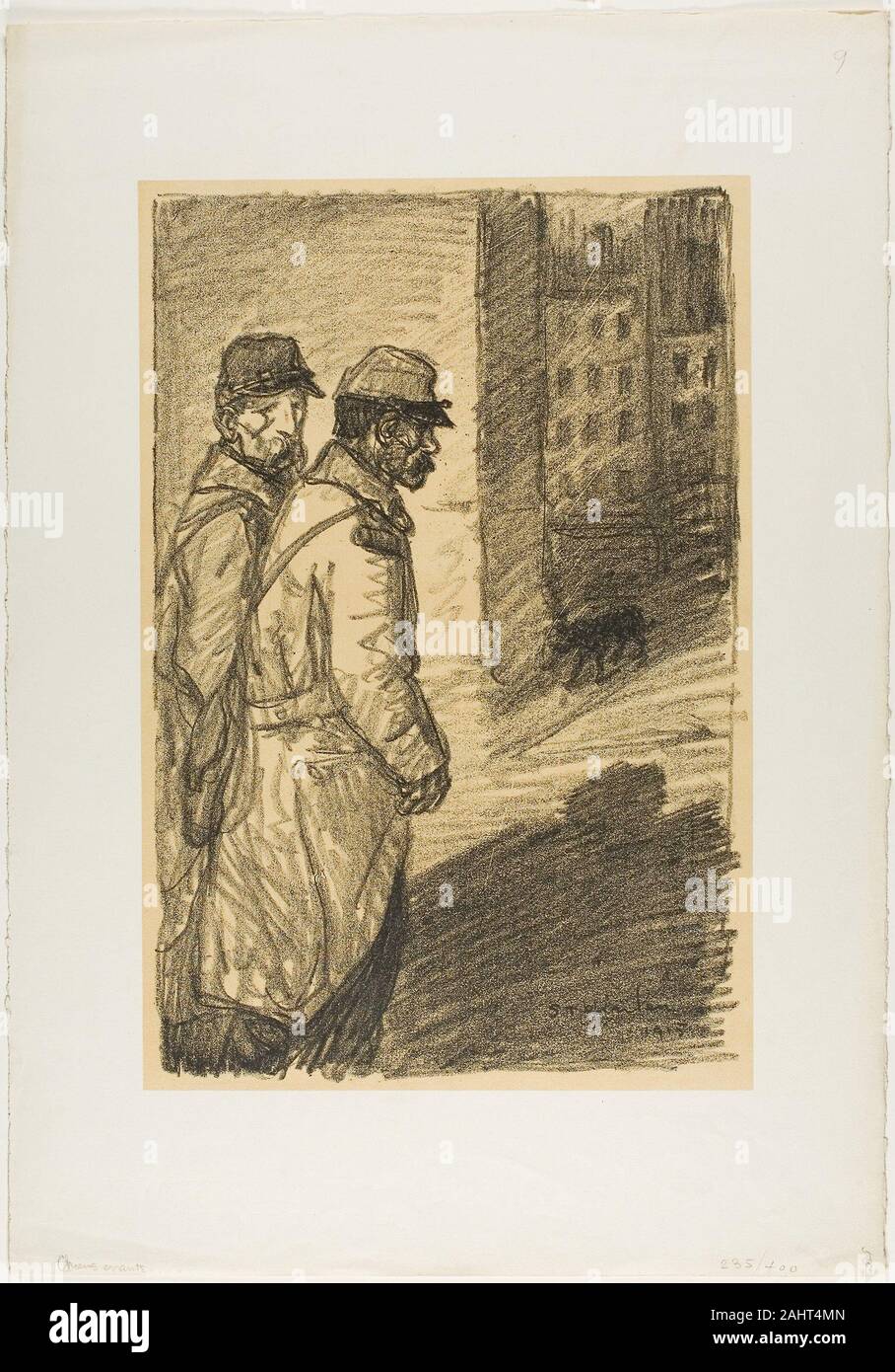 Théophile-Alexandre Pierre Steinlen. Stray Dogs. 1915. France ...