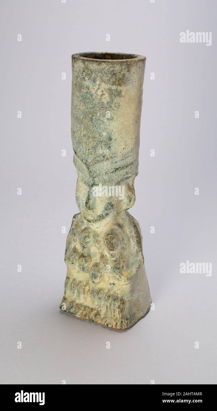 Lamp Stand. 25 AD–220 AD. China. Earthenware with green lead glaze ...